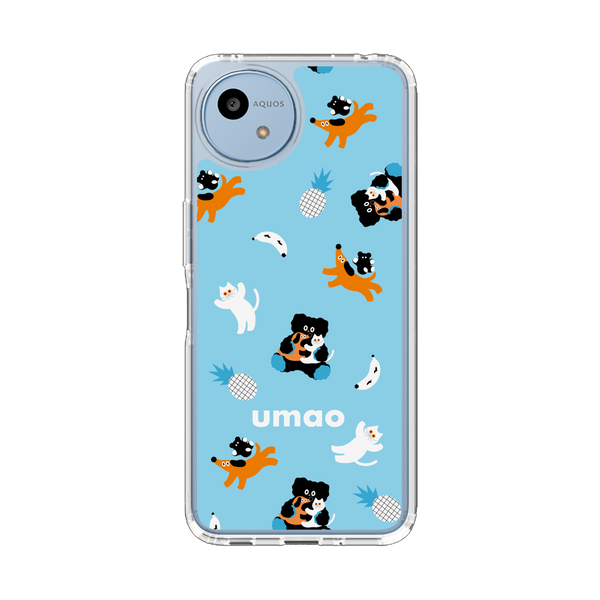スリムプロテクションケース for SHARP AQUOS wish4[ umao - 動物 ]
